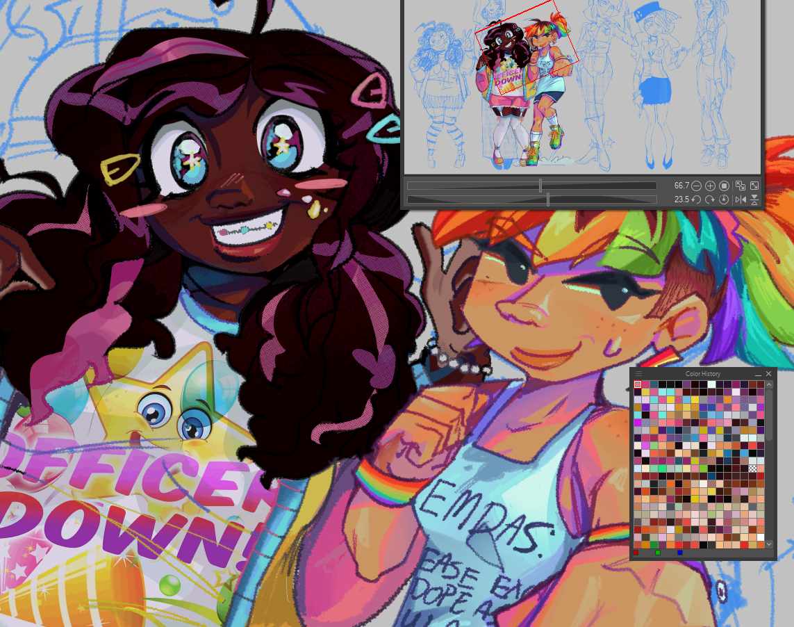 HUMANIZED PONIES WIP by @hardgore – Sheezy.Art