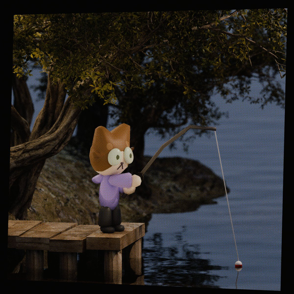 brobo goes fishing by @brutis – Sheezy.Art
