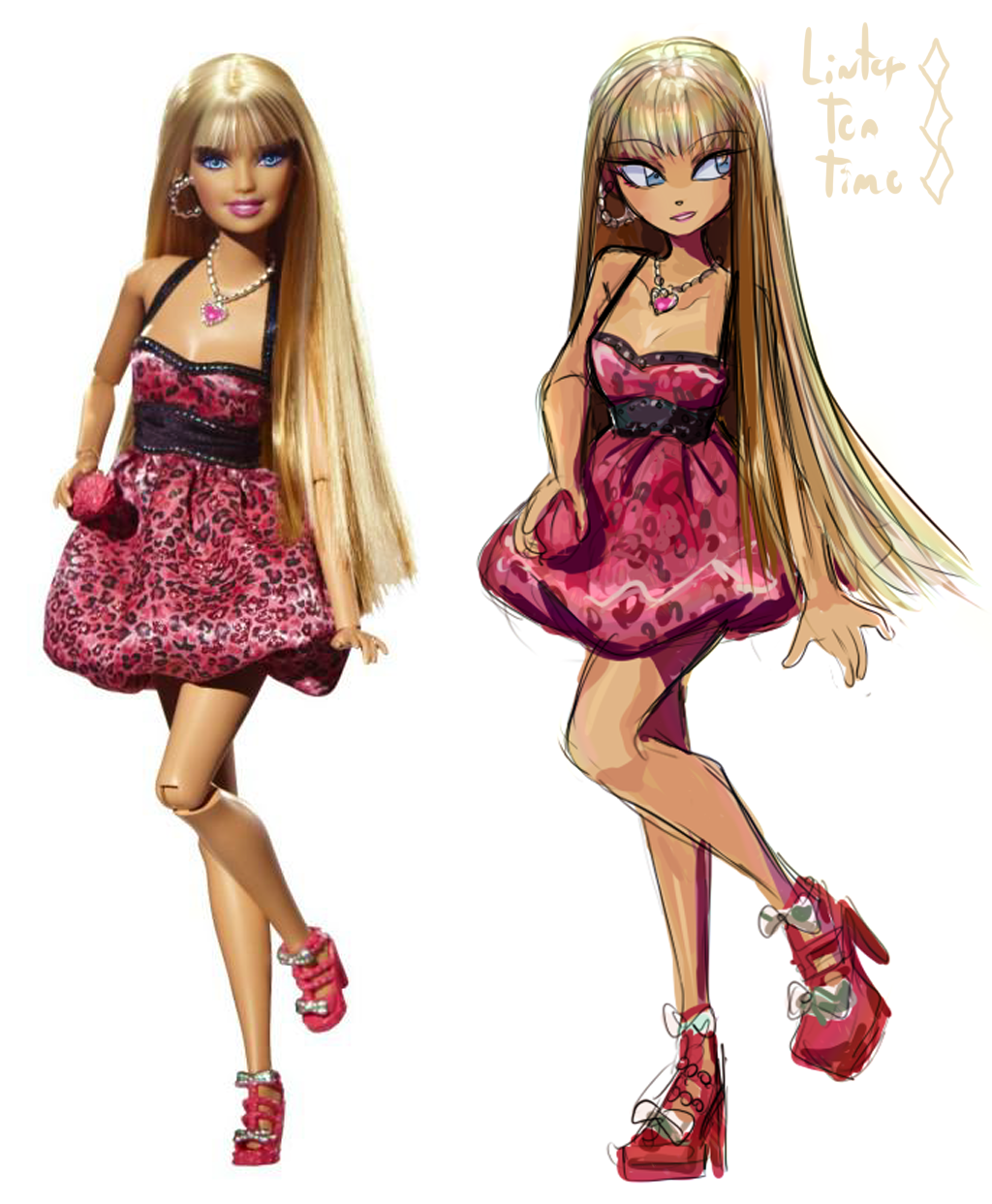 Barbie doll redraw 2 by @linterteatime – Sheezy.Art
