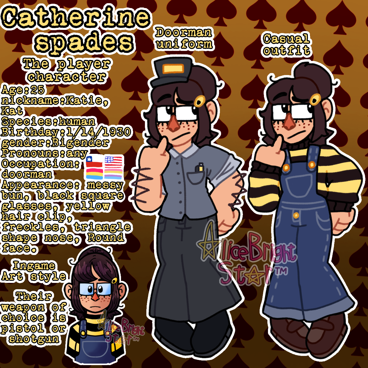 Catherine Spades (tnmn oc) by @AliceBrightStar – Sheezy.Art