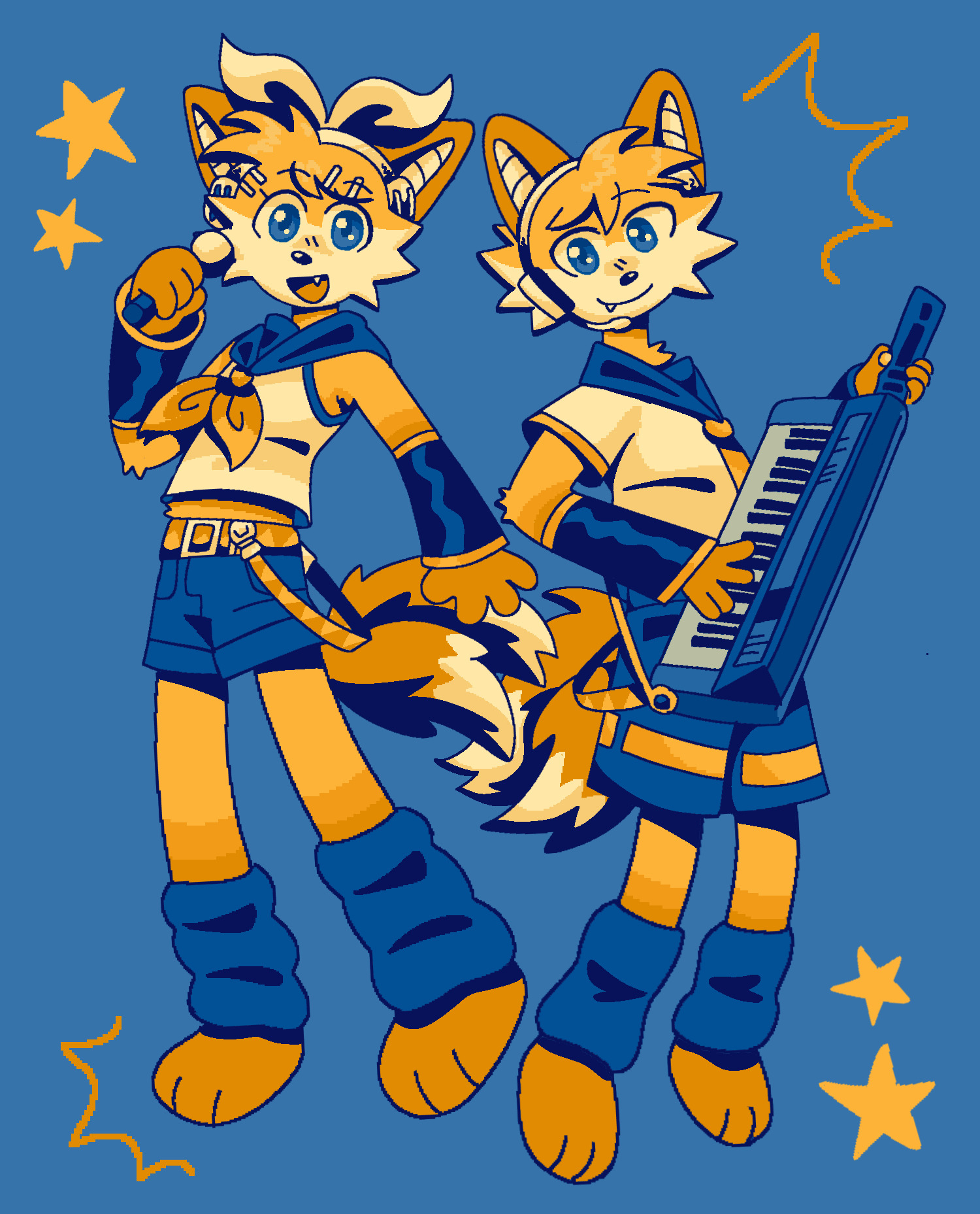 The Tails Twins by @catboycolor – Sheezy.Art