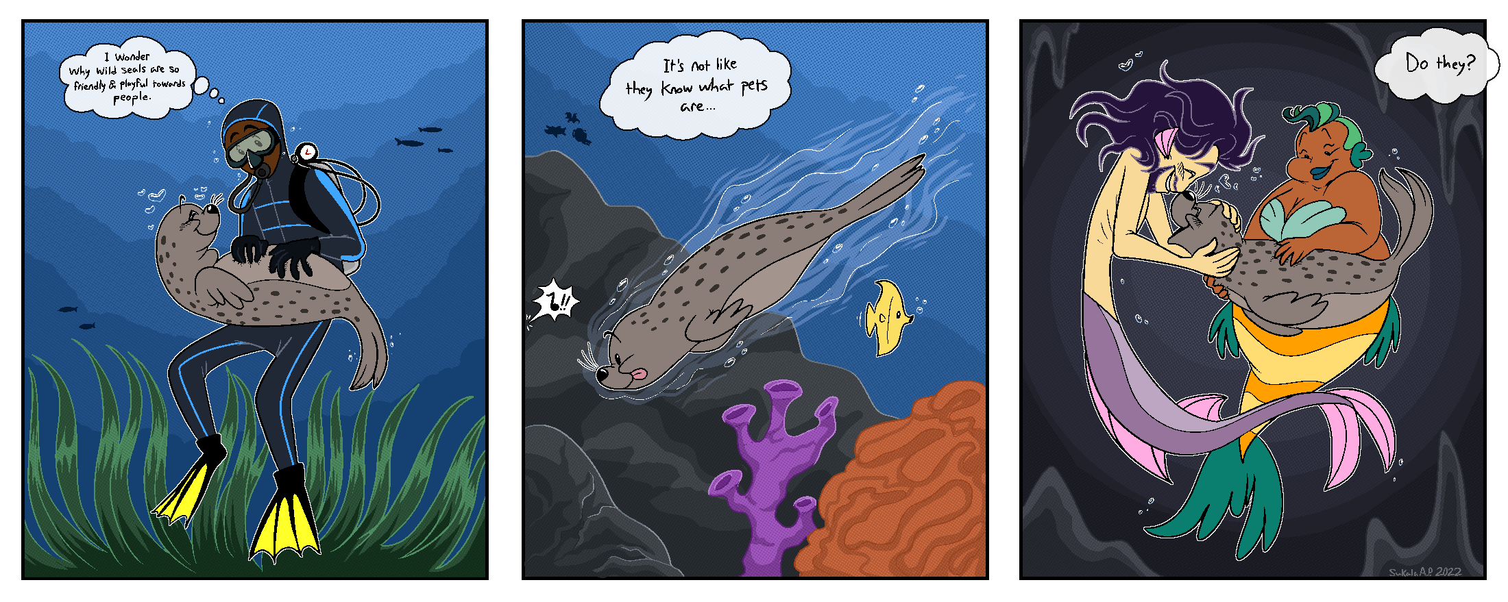 Merman's Best Friend by @Sukala-AP – Sheezy.Art