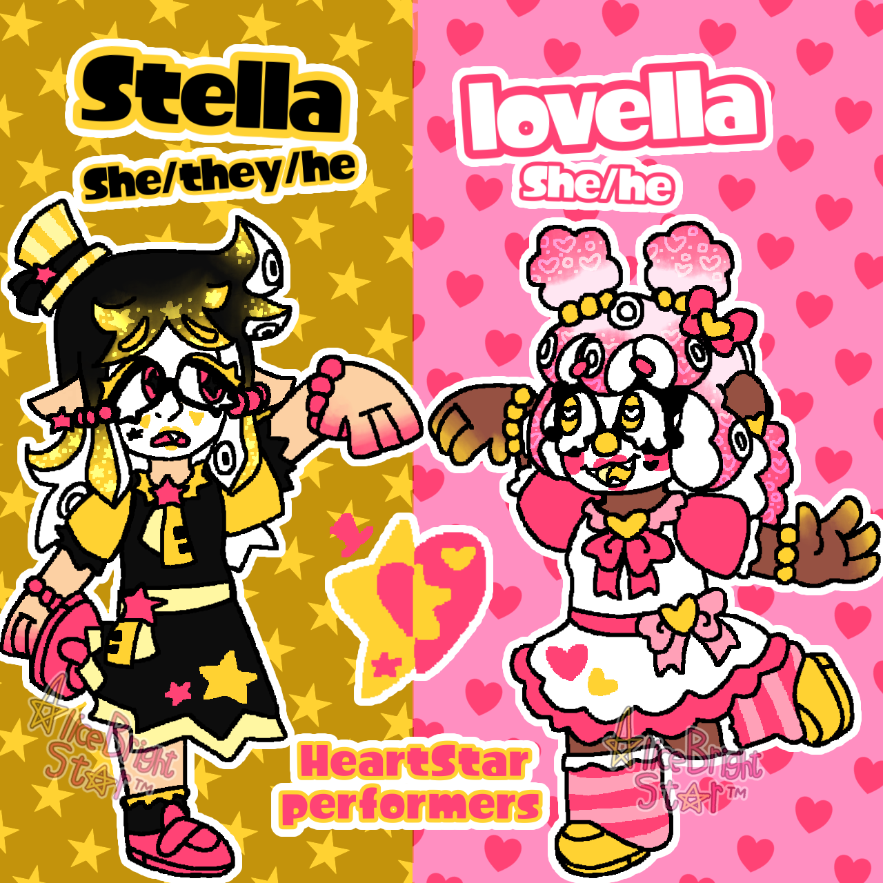 Stella ⭐️🩷 Lovella (splatoon idol oc) by @AliceBrightStar – Sheezy.Art