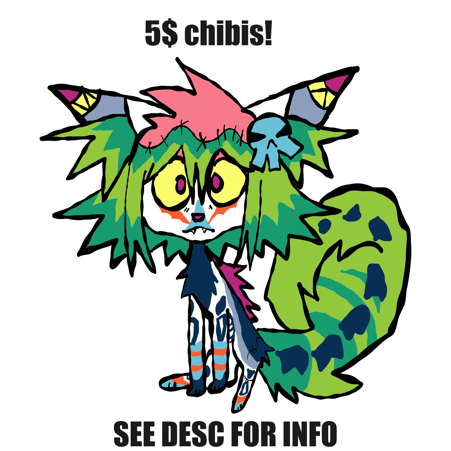 5$ Chibis :) by @Grzybowt – Sheezy.Art