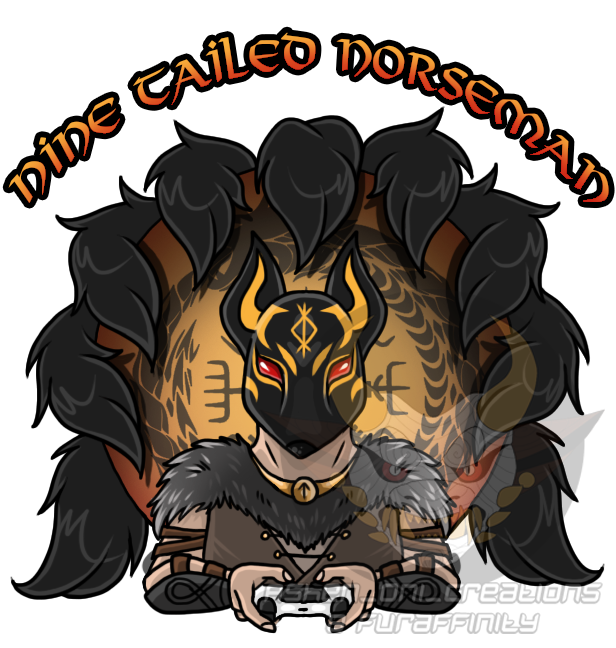 Commission - Nine Tailed Norseman // Logo Design by @Ashen_Oni ...