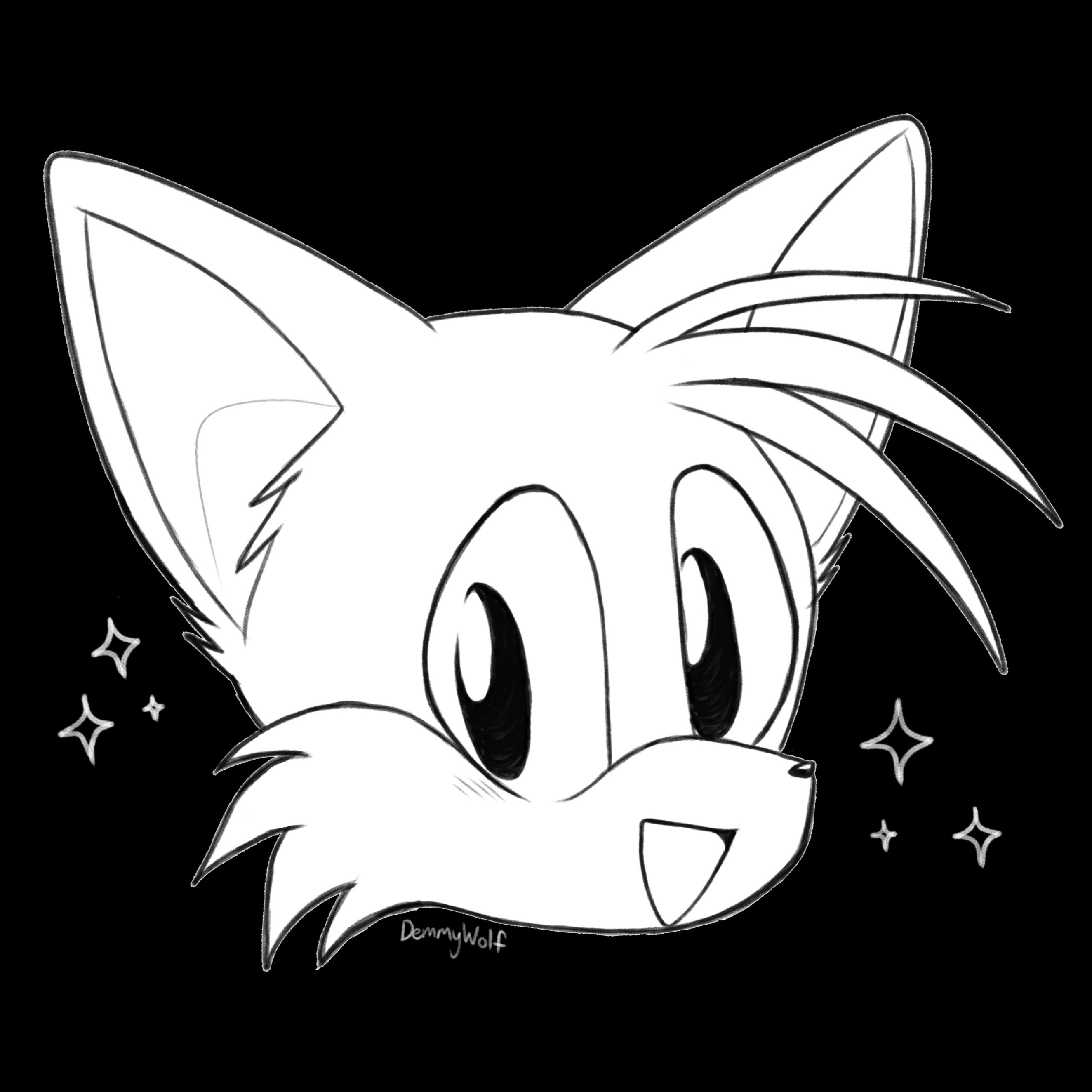 Tails doodle by @DemmyWolf – Sheezy.Art