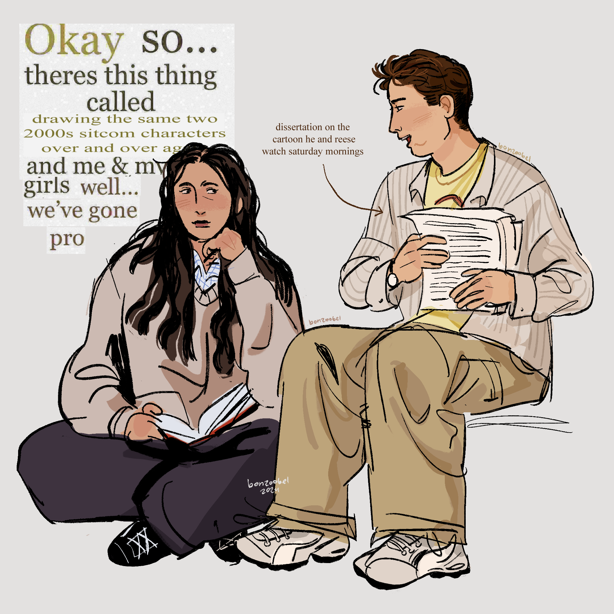 disease called drawing cynthia and malcolm as bestfriends repeatedly by ...