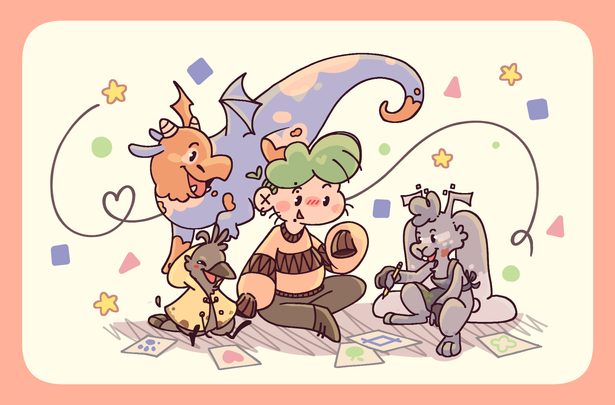 Bussiness Card Illustration (2024) by @DaxDoodles – Sheezy.Art