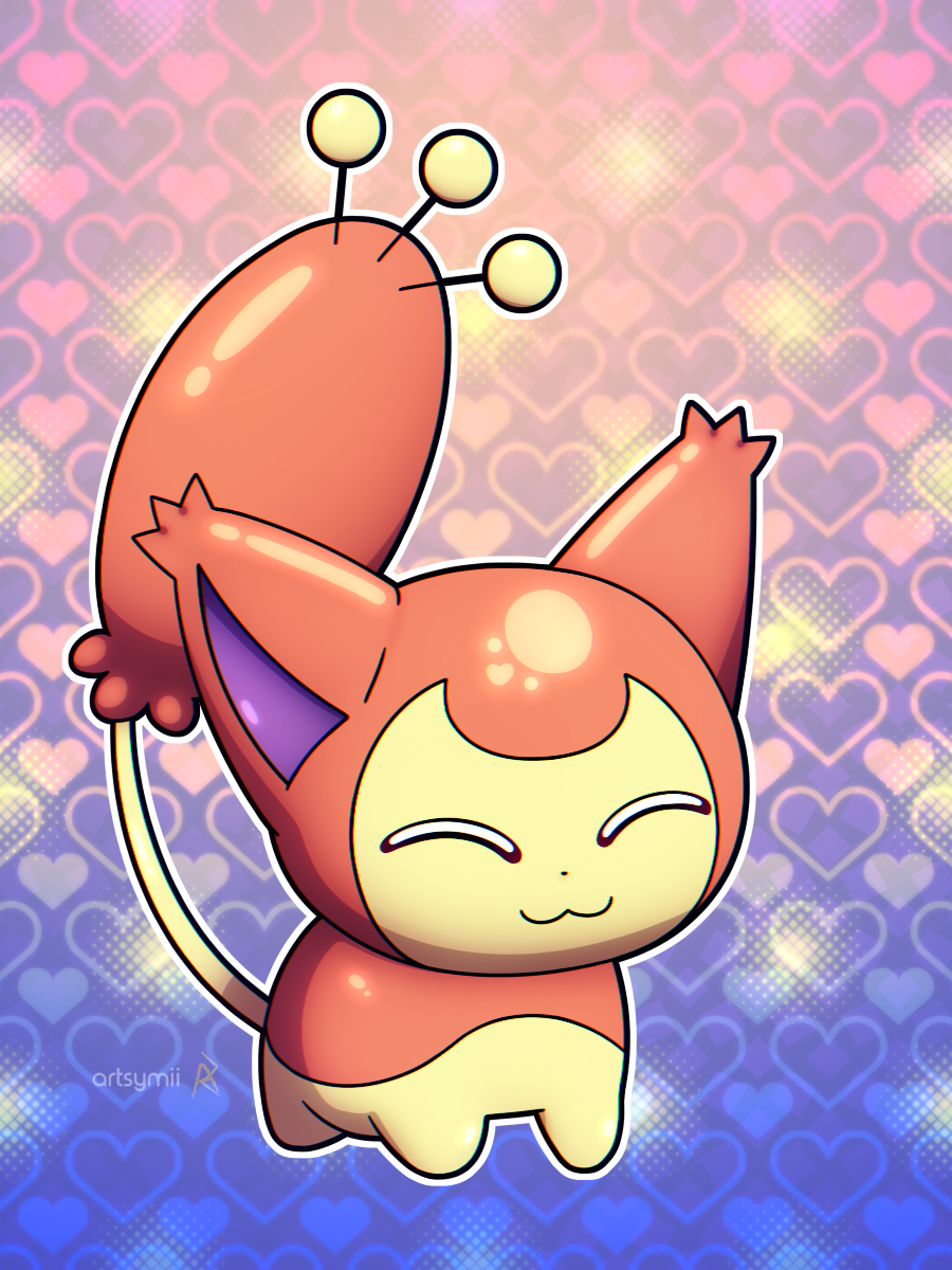 Chibi Pokemon - Shiny Skitty by @artsymii – Sheezy.Art
