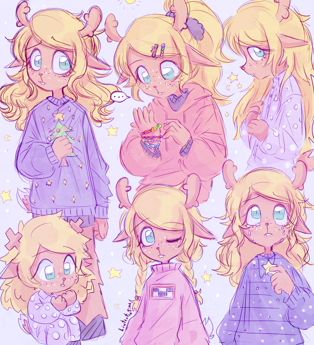 Noelle Doodles ️ by @linterteatime – Sheezy.Art