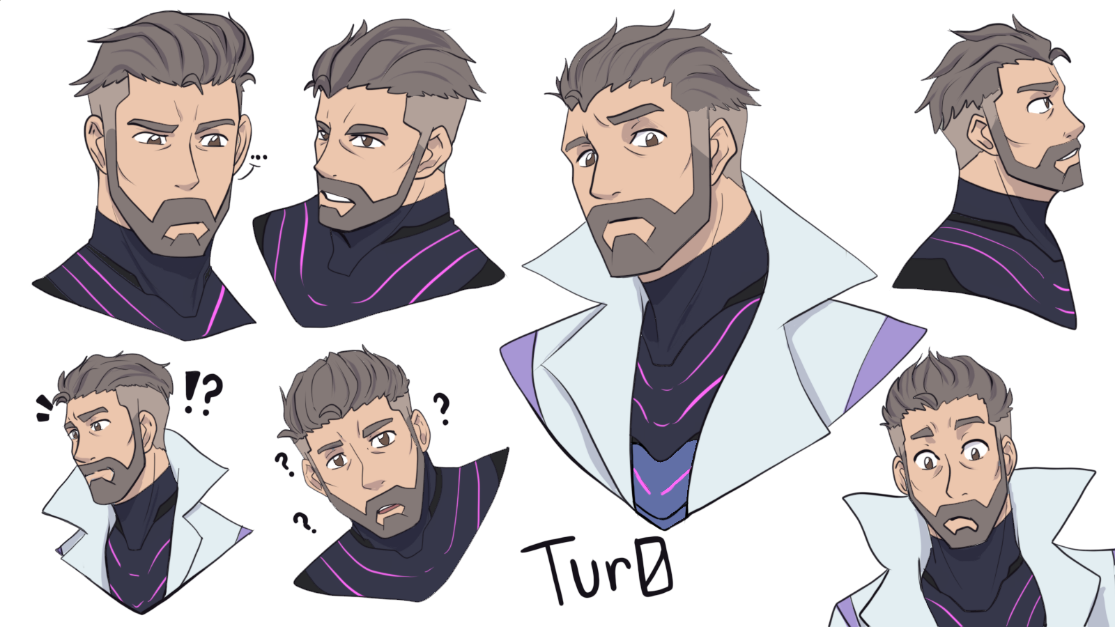 Turo Expressions sheet 1 by @NightmareCaster – Sheezy.Art