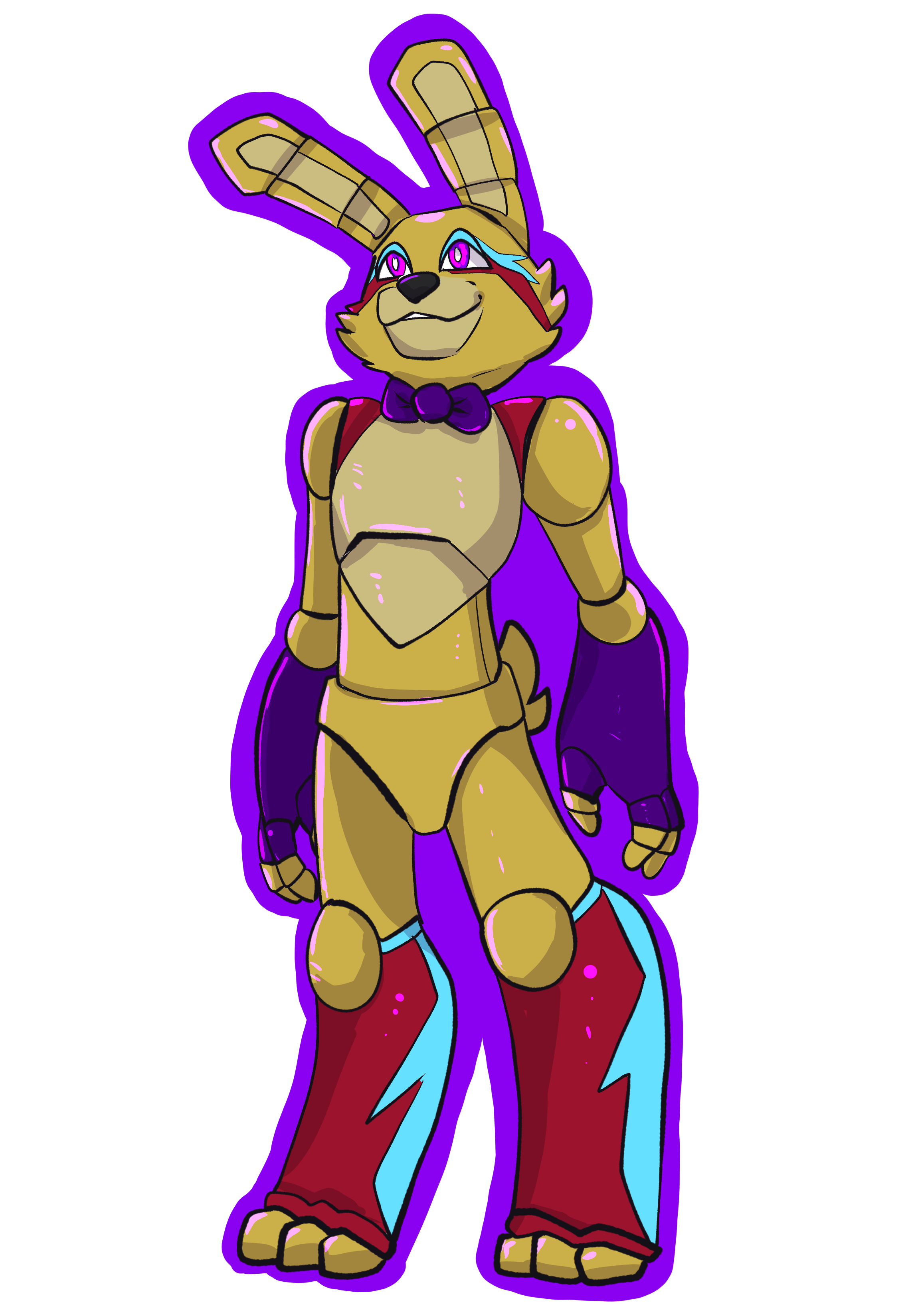 Rockstar Spring Bonnie by @NightmareCaster – Sheezy.Art