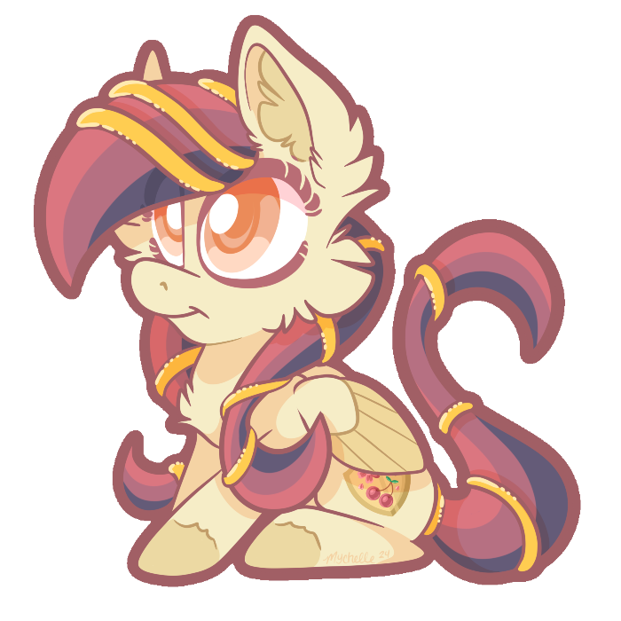 MLP OC: Chibi Cherry Justice by @Mychelle – Sheezy.Art