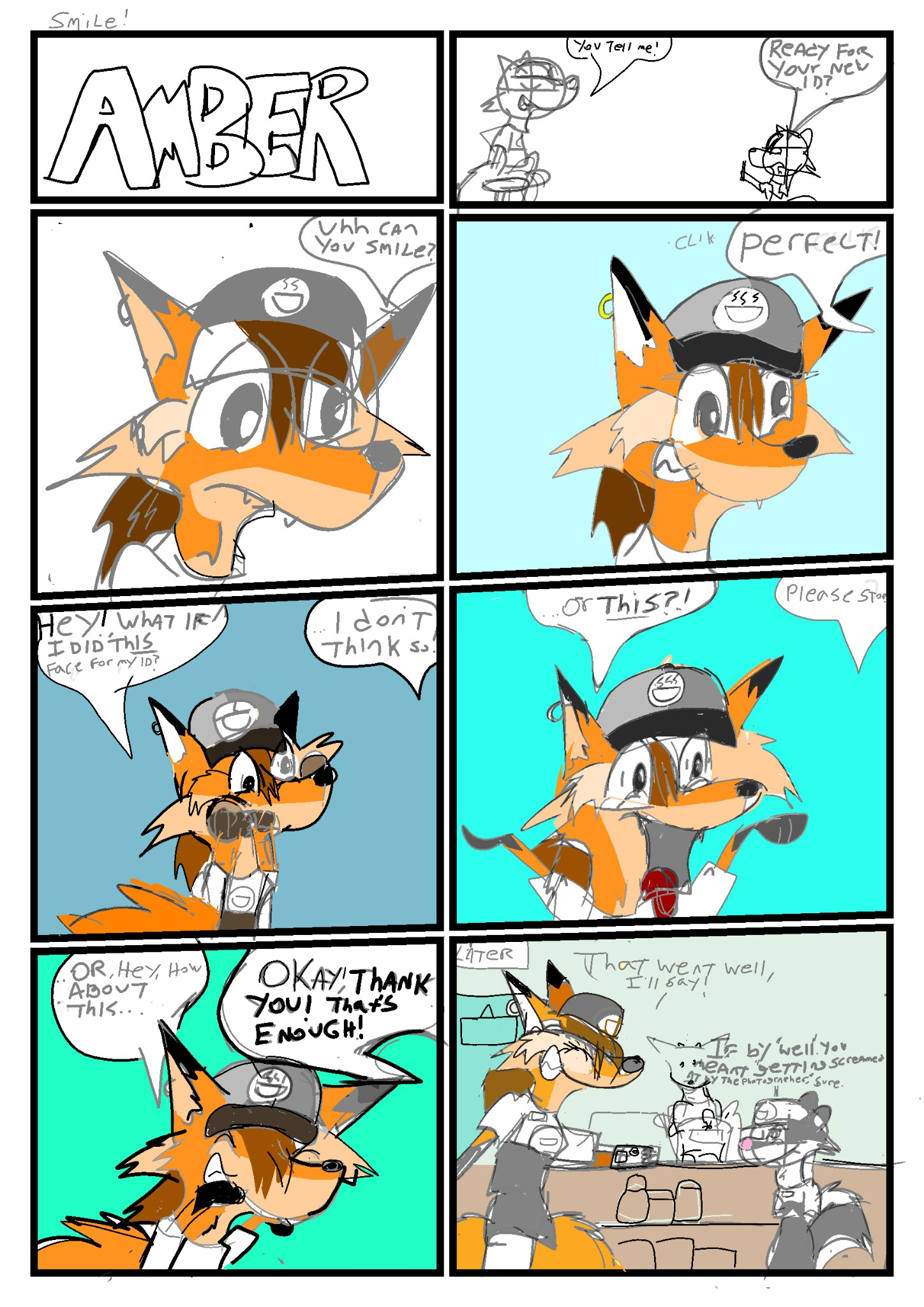 Comic Strip - Smile! by @PandaFox – Sheezy.Art
