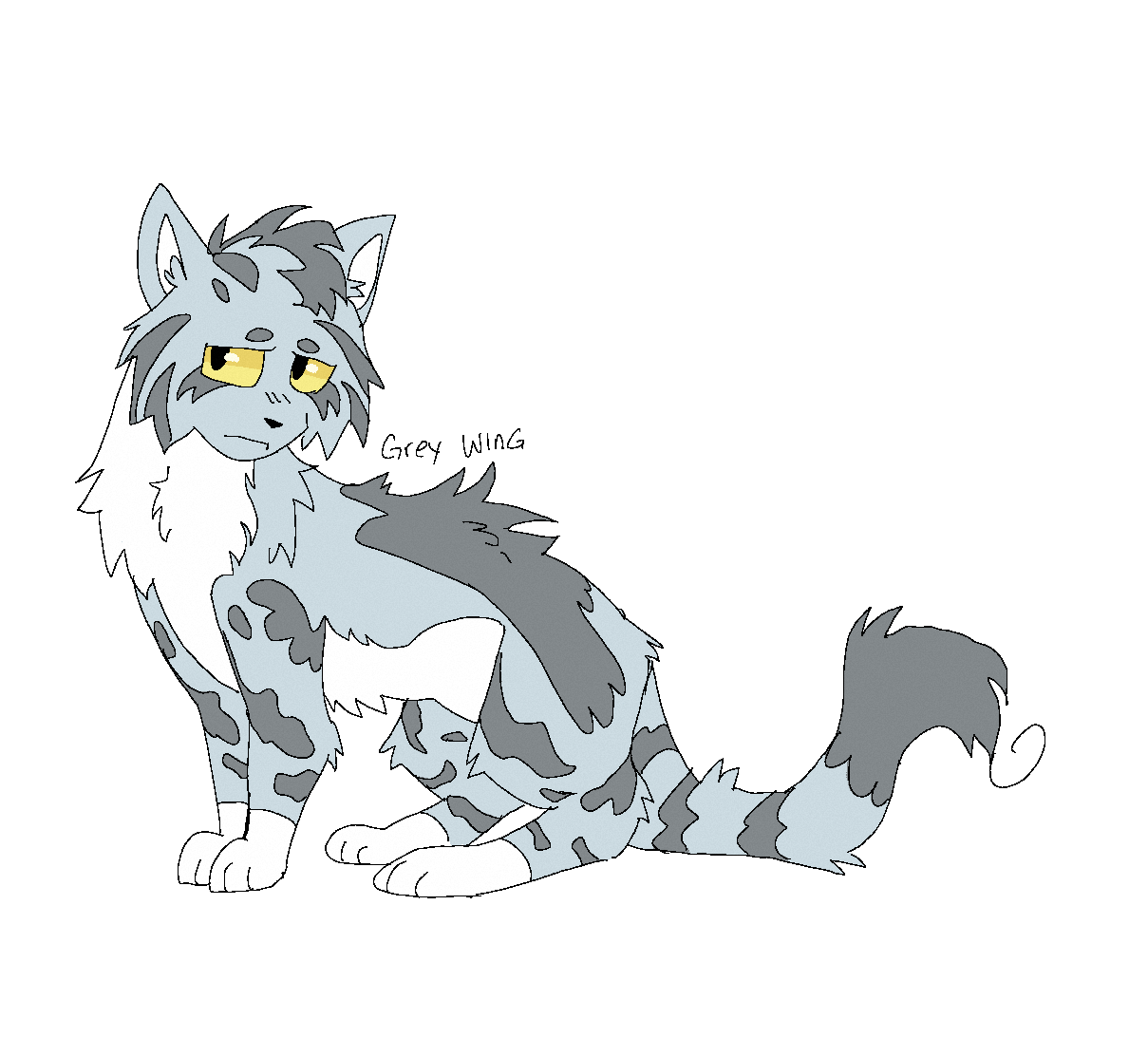 grey wing.: warrior cats :. by @mudsbray – Sheezy.Art