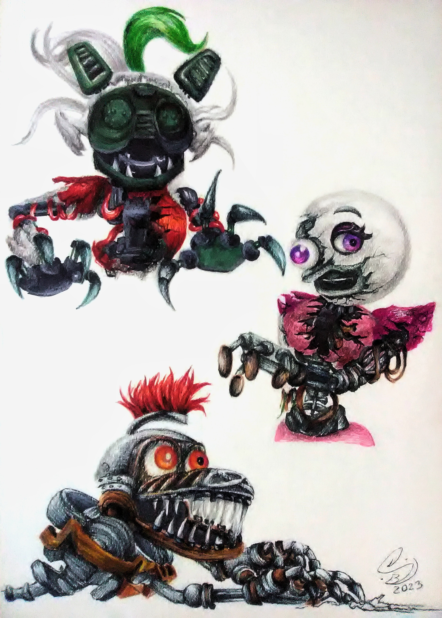 Ruined Animatronics (SB Ruin) by @DreamsBluefire – Sheezy.Art
