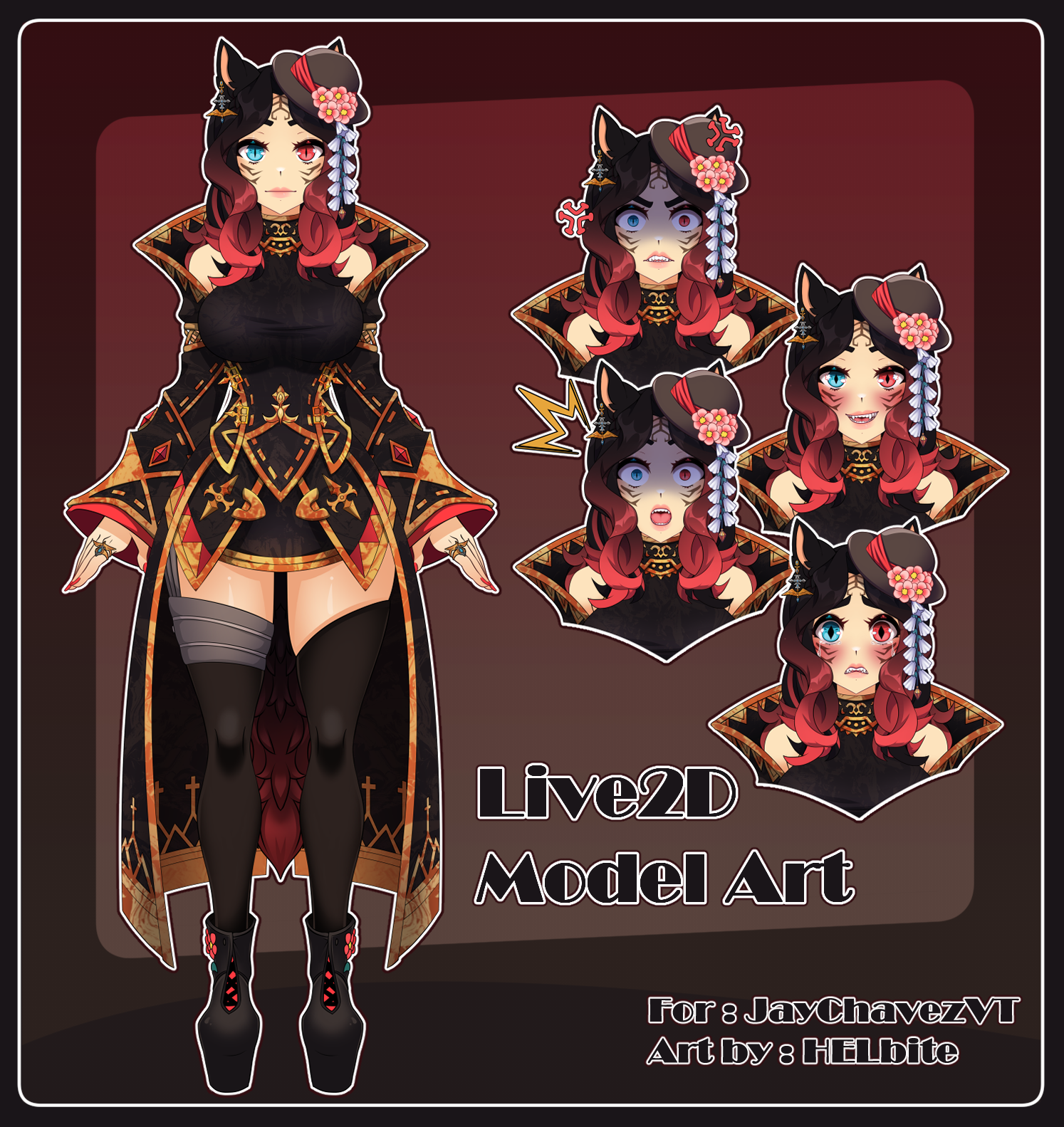 L2D Model Art | Jaychavez by @HELbite – Sheezy.Art