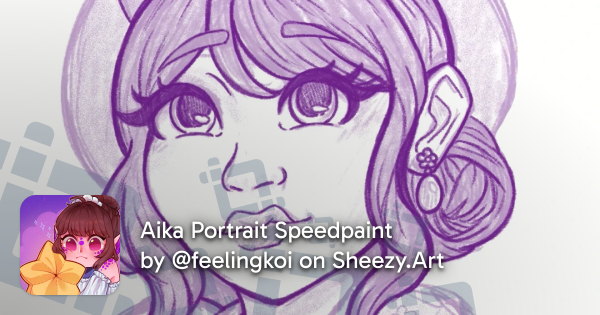 Aika Portrait Speedpaint by @feelingkoi – Sheezy.Art