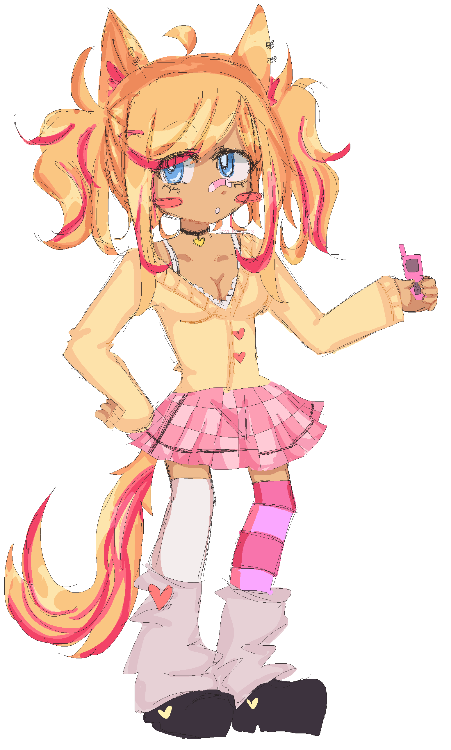 gyaru cat adopt by @lovekrafts – Sheezy.Art