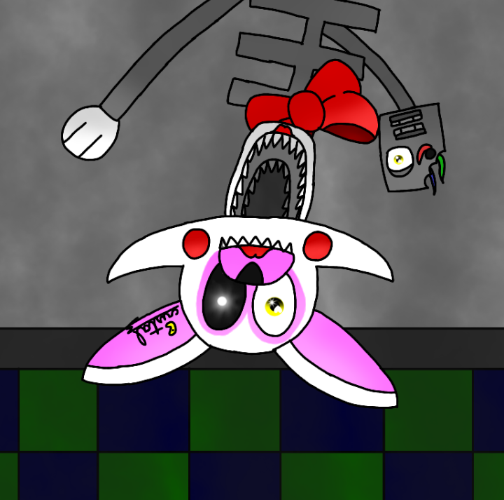 Mangle jumpscare by @Cristallun – Sheezy.Art