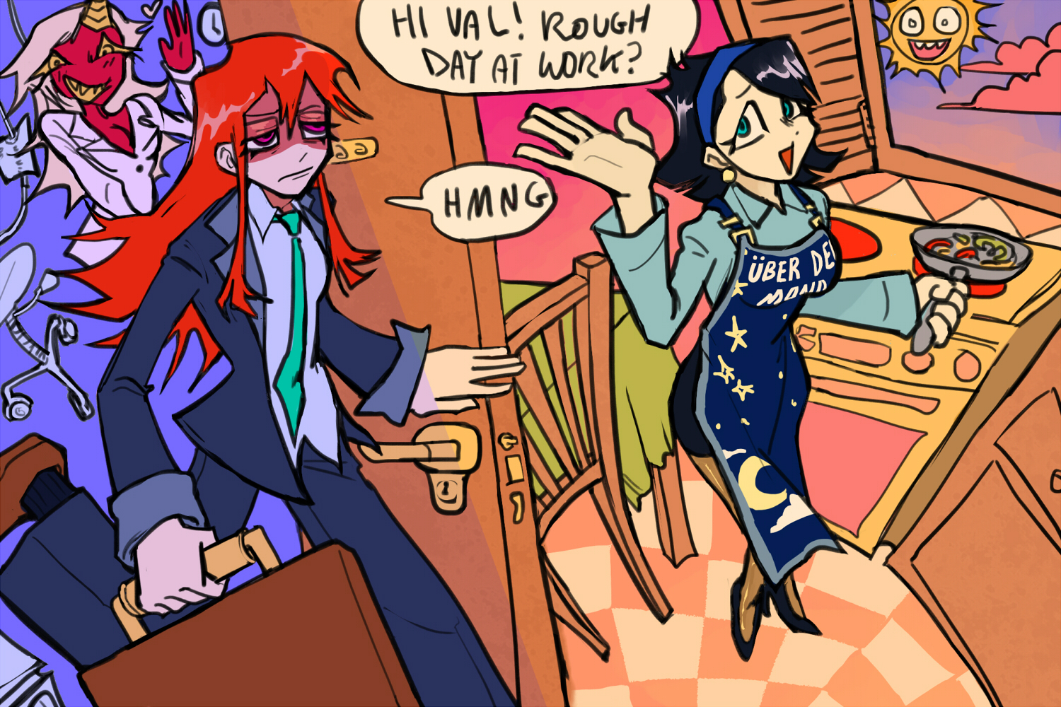 Rough Day at Work by @leskylentils – Sheezy.Art