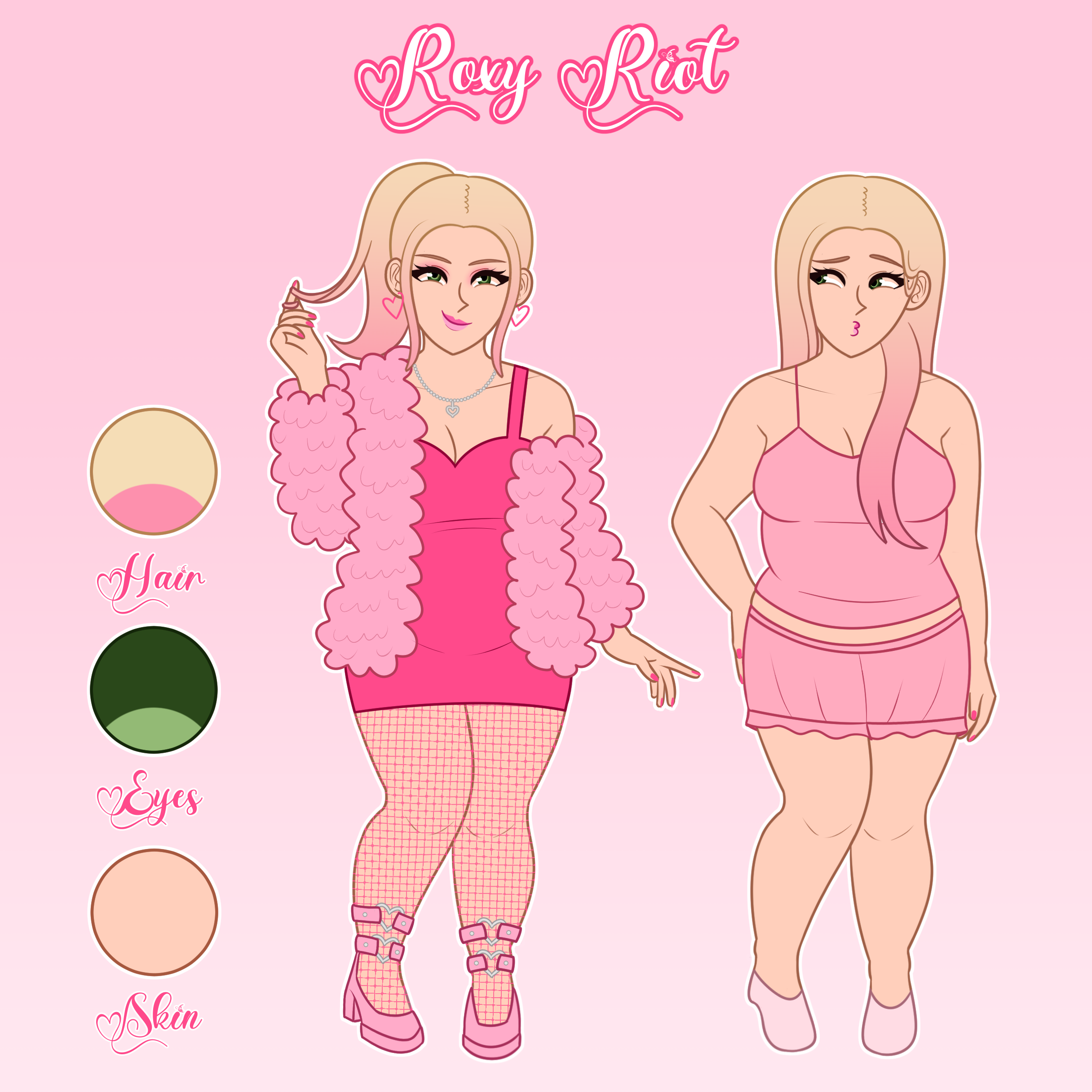 Roxy Reference Sheet 2024 by @brash_bird – Sheezy.Art