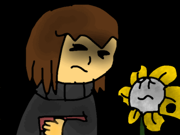 Underfell Frisk and Flowey by @kittenpinkamations – Sheezy.Art