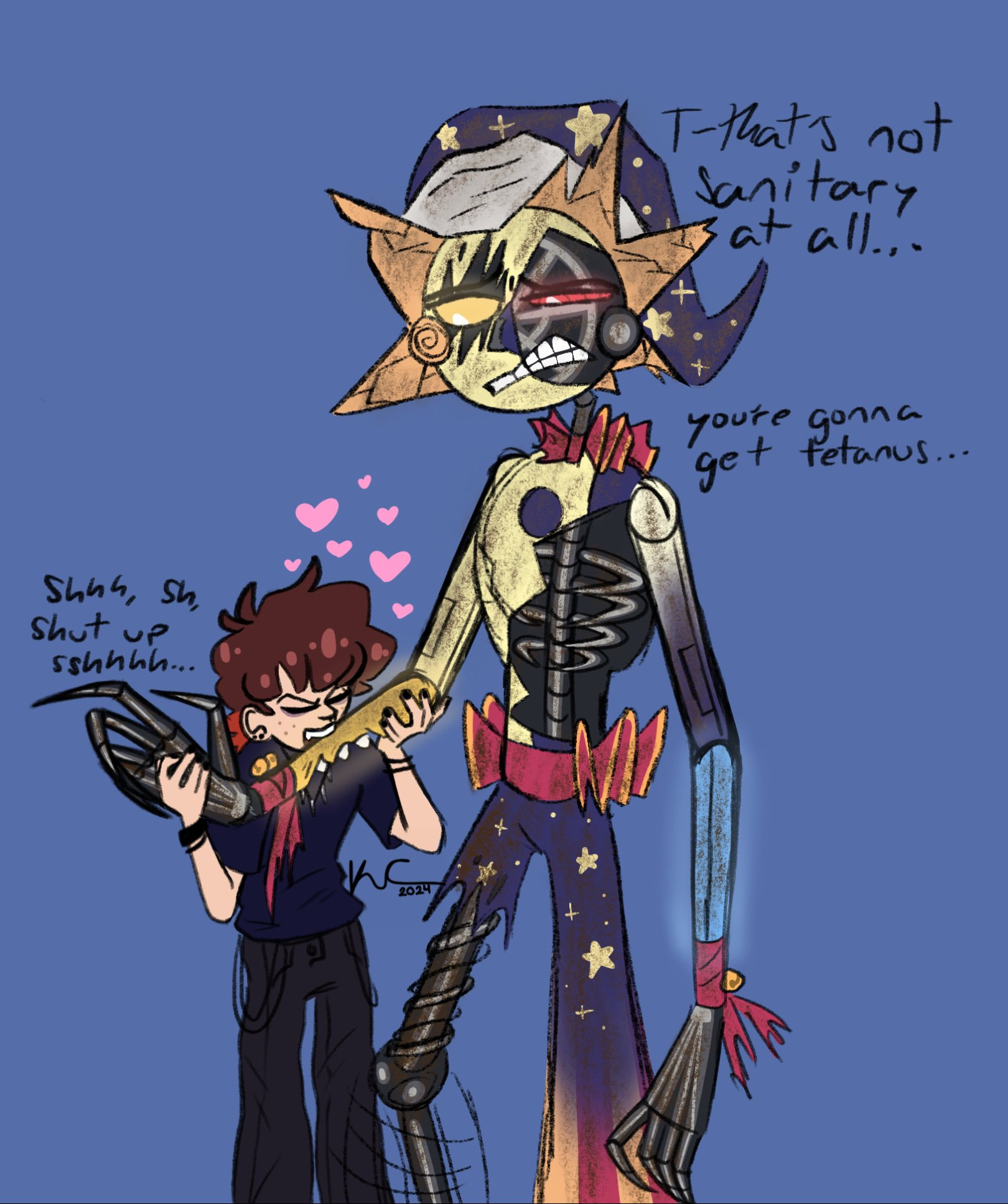 Affectionate Biting by @KC_DrawsStuff – Sheezy.Art