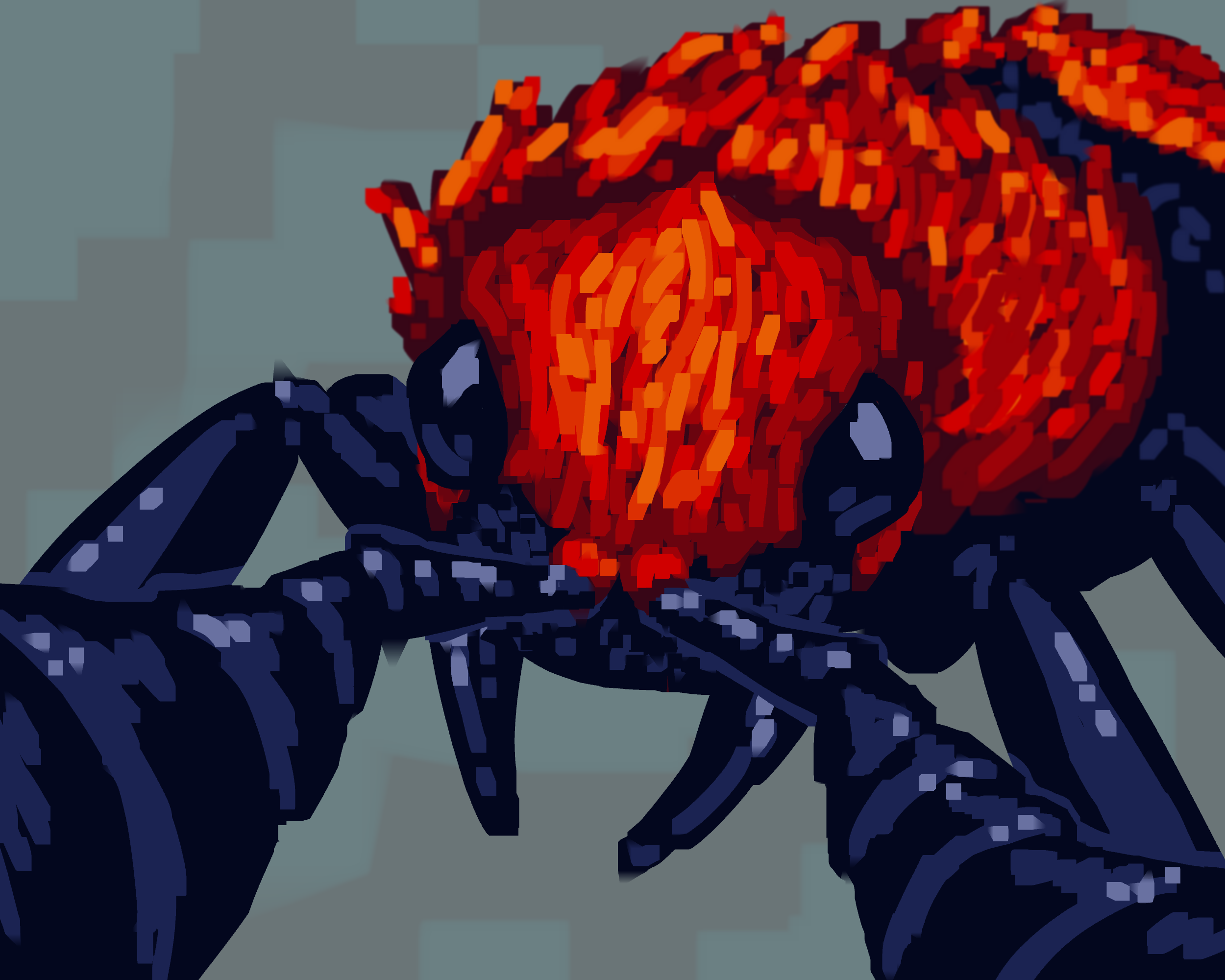 Red Velvet Ant By Tarantula Wizard Sheezy Art