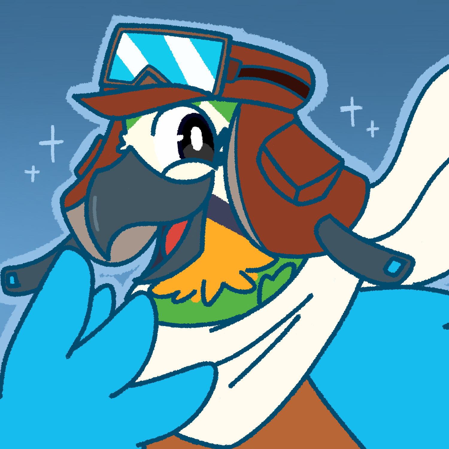 Mollie Macaw! by @Armadyl-crossbow – Sheezy.Art