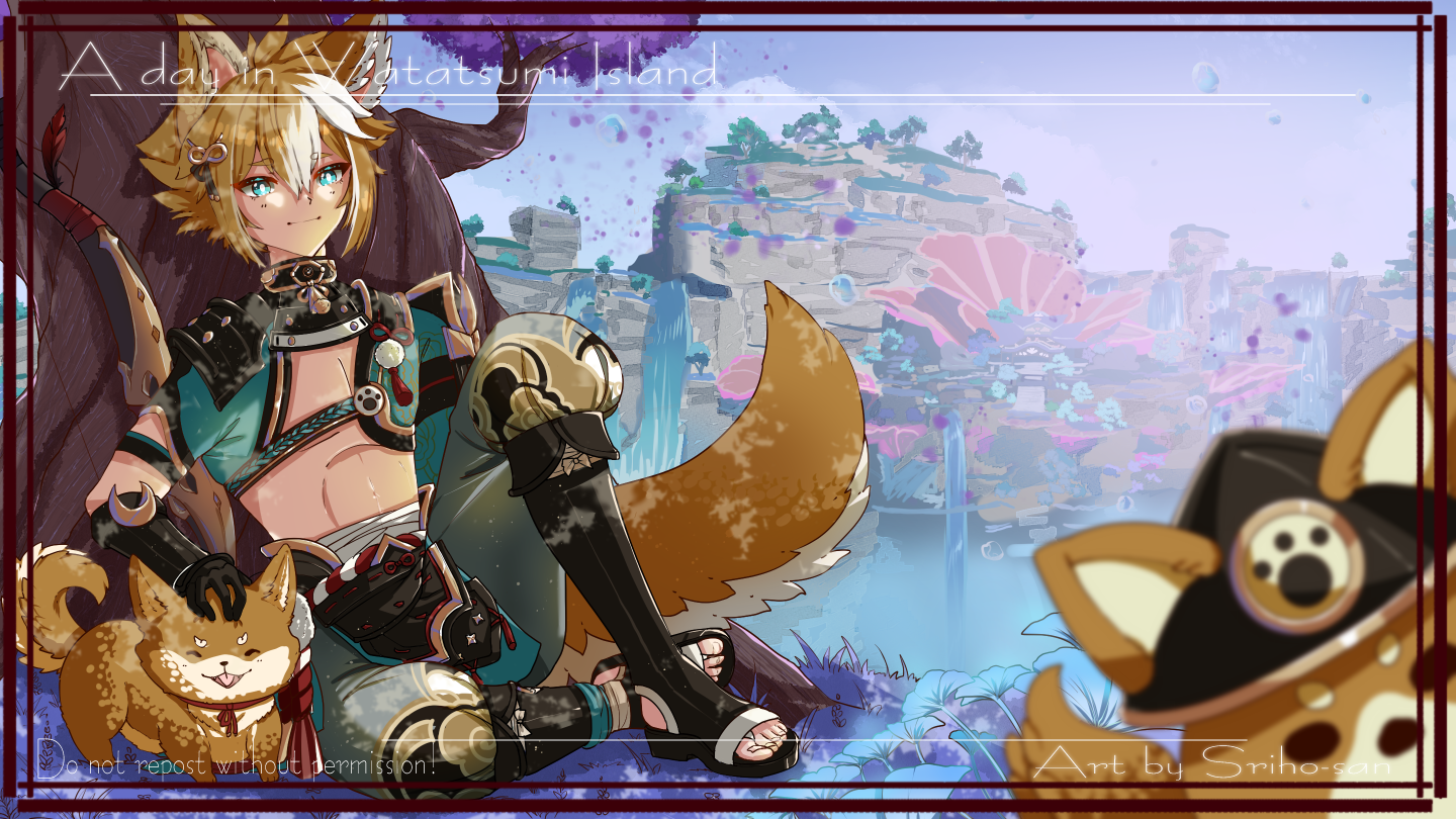 [Fanart] Gorou's Day Off by @Sriho-san – Sheezy.Art