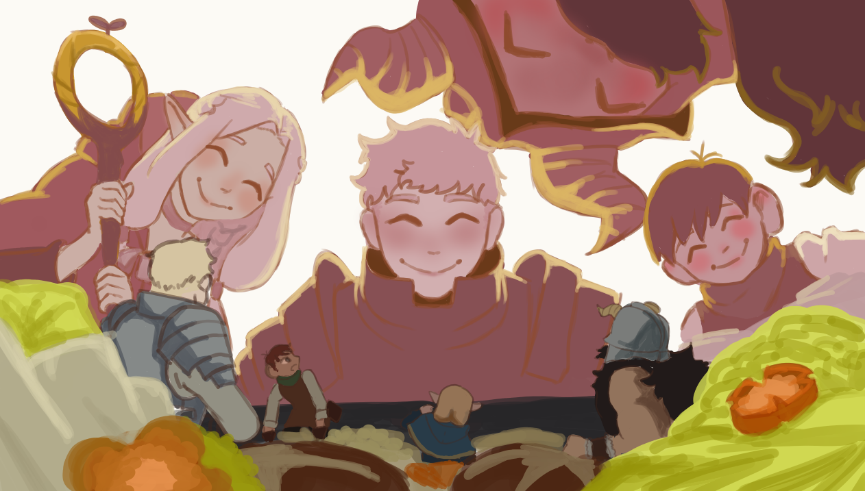 dungeon meshi op 2 redraw! by @KiwiKey – Sheezy.Art