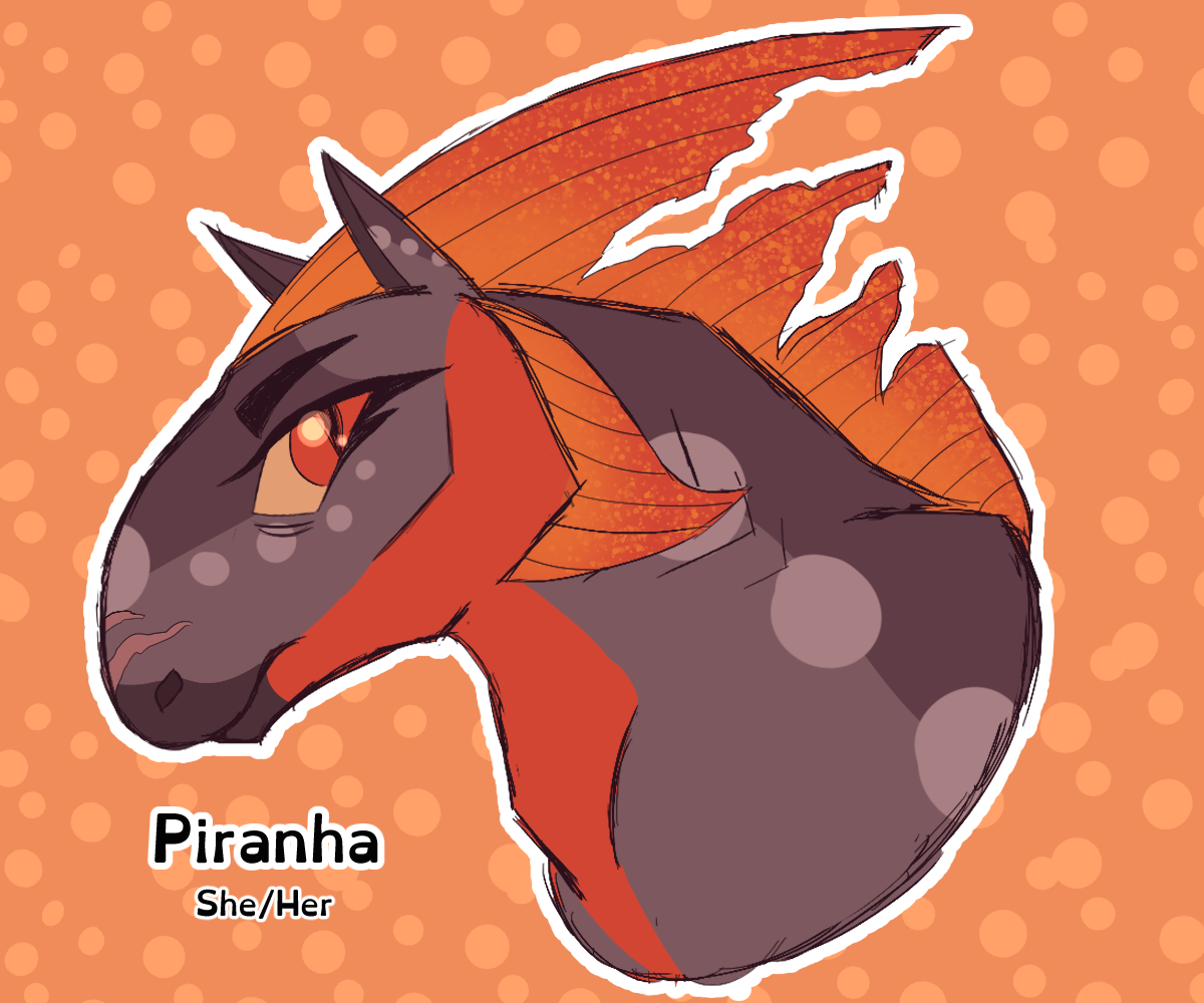 piranha chomp chomp (oc concept) by @QueenofWolftria – Sheezy.Art