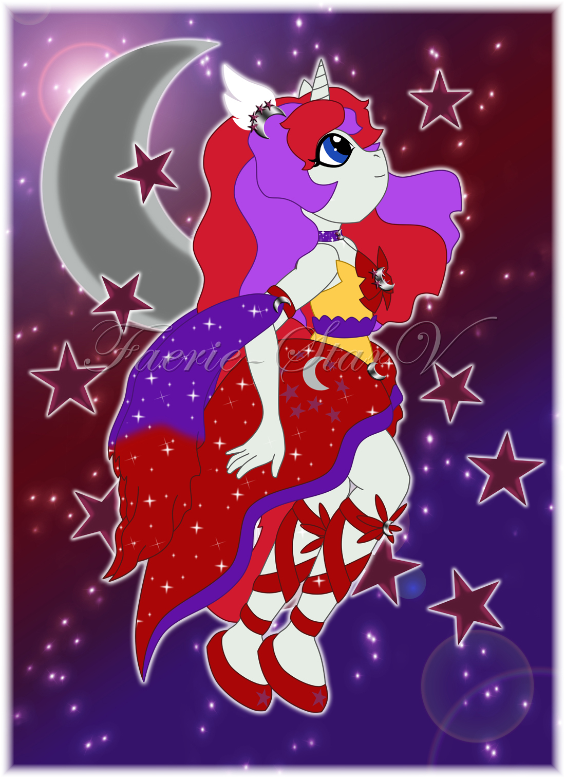Junicorn: G1 MLP Moondancer Chibi Anthro by @Faerie-StarV – Sheezy.Art