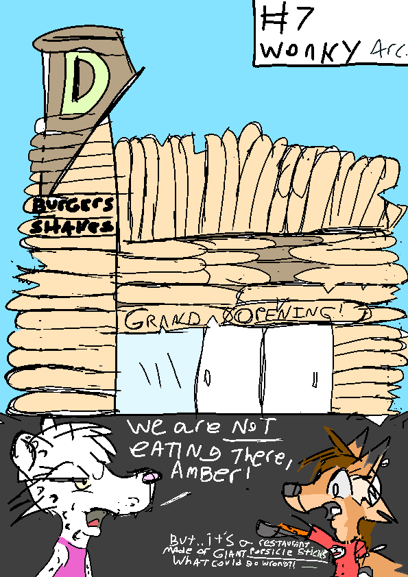 Toon June 2024 - #7 Wonky Architecture by @PandaFox – Sheezy.Art