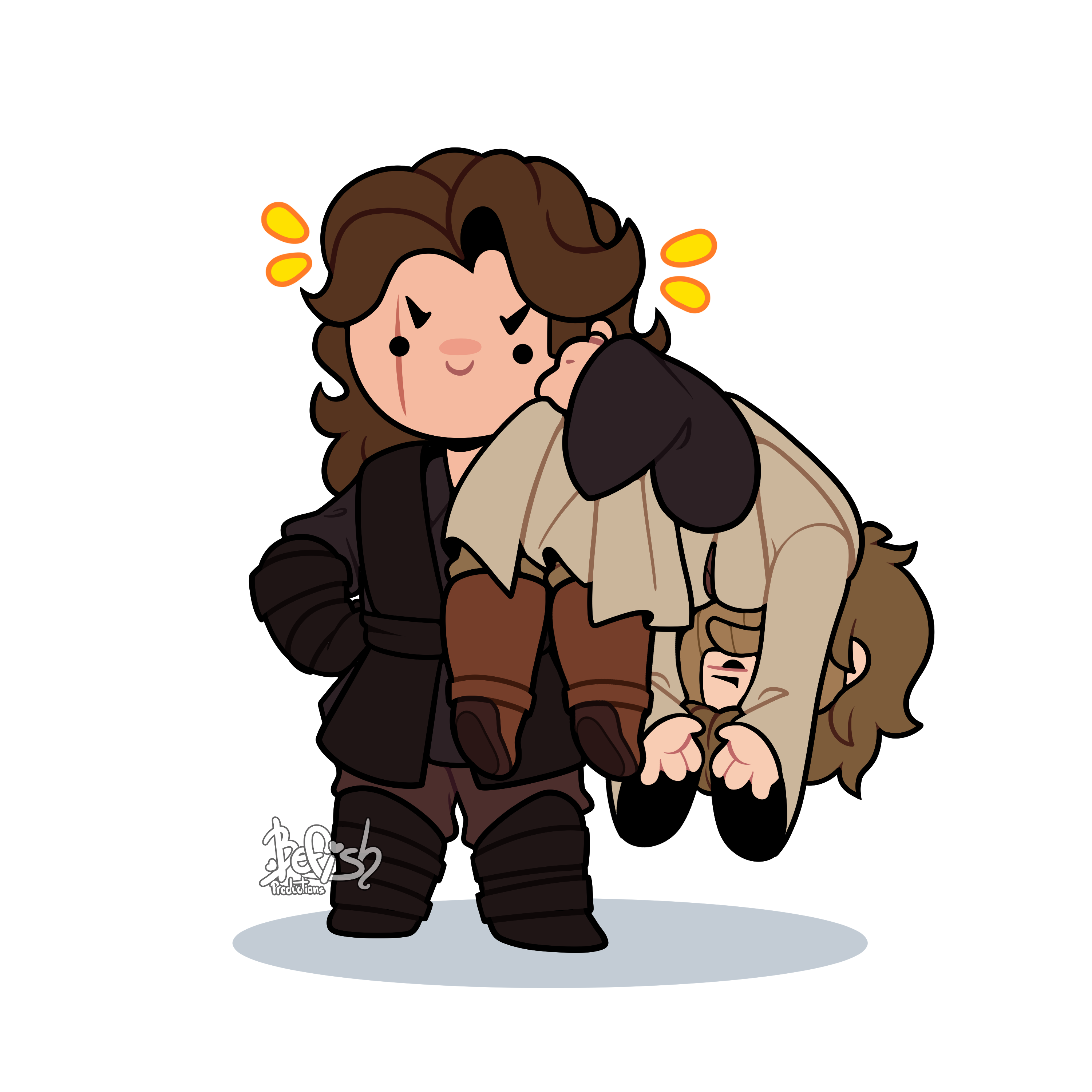 A Padawan and his Master by @Befish – Sheezy.Art
