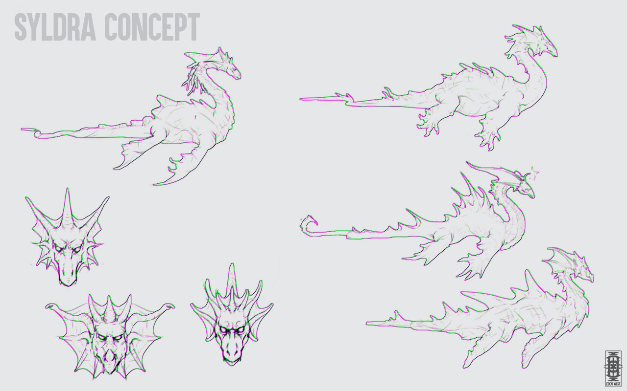 Syldra concept sketches by @Edenwest – Sheezy.Art