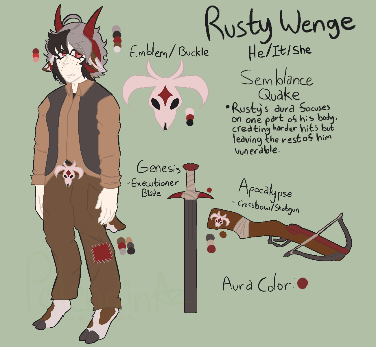 Rusty Wenge (RWBY OC) by @PolendinAz – Sheezy.Art