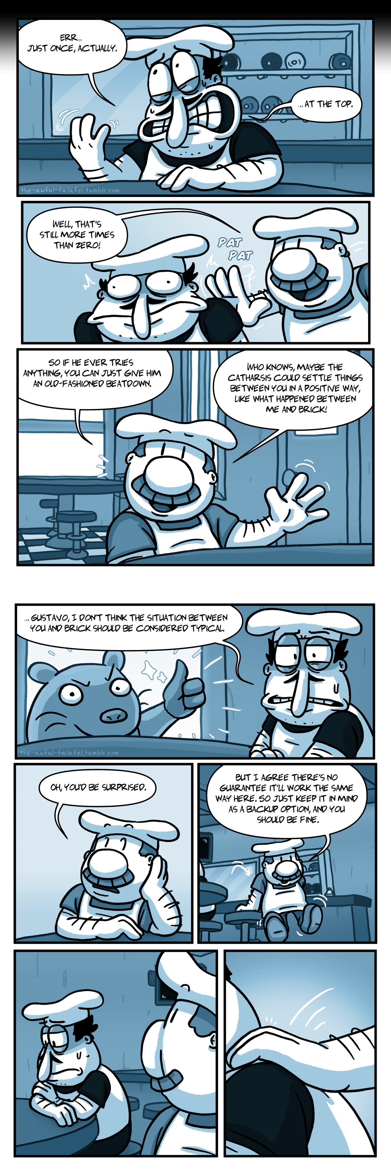 Uninvited Guest - PART 3 (pages 11-12) by @the-awful-falafel – Sheezy.Art