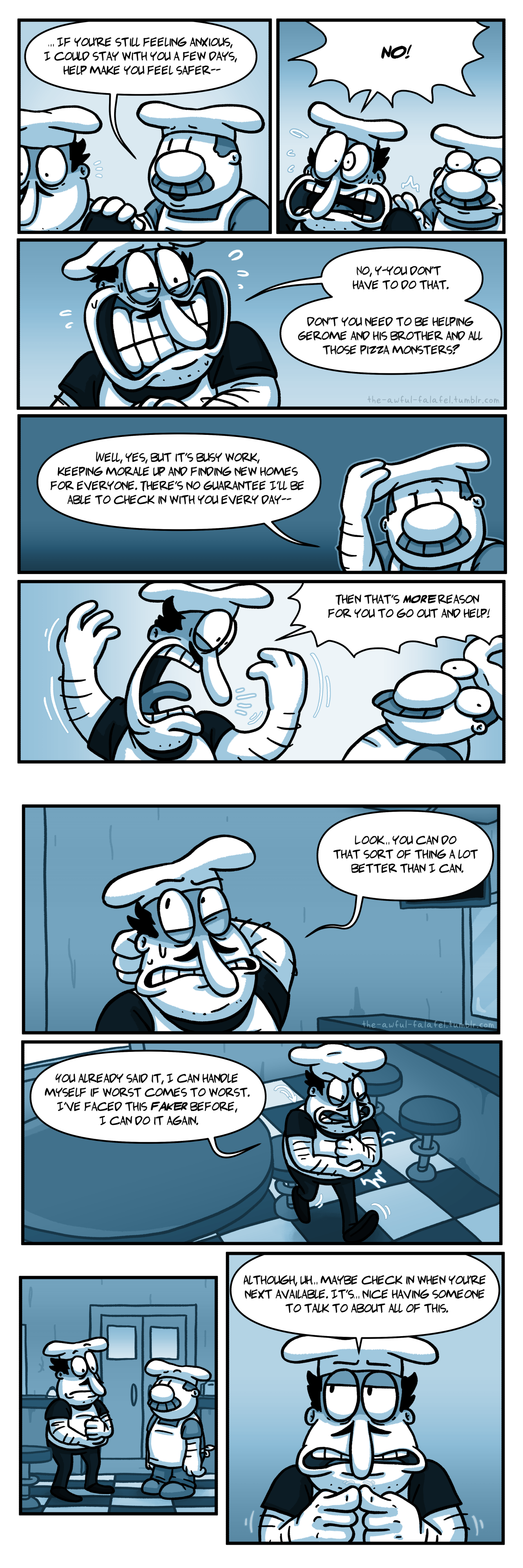 Uninvited Guest - PART 3 (pages 13-14) by @the-awful-falafel – Sheezy.Art