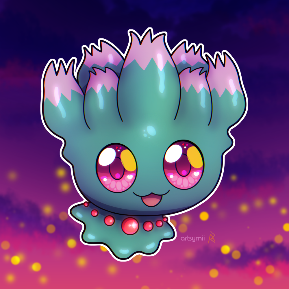 Chibi Pokemon - Misdreavus by @artsymii – Sheezy.Art