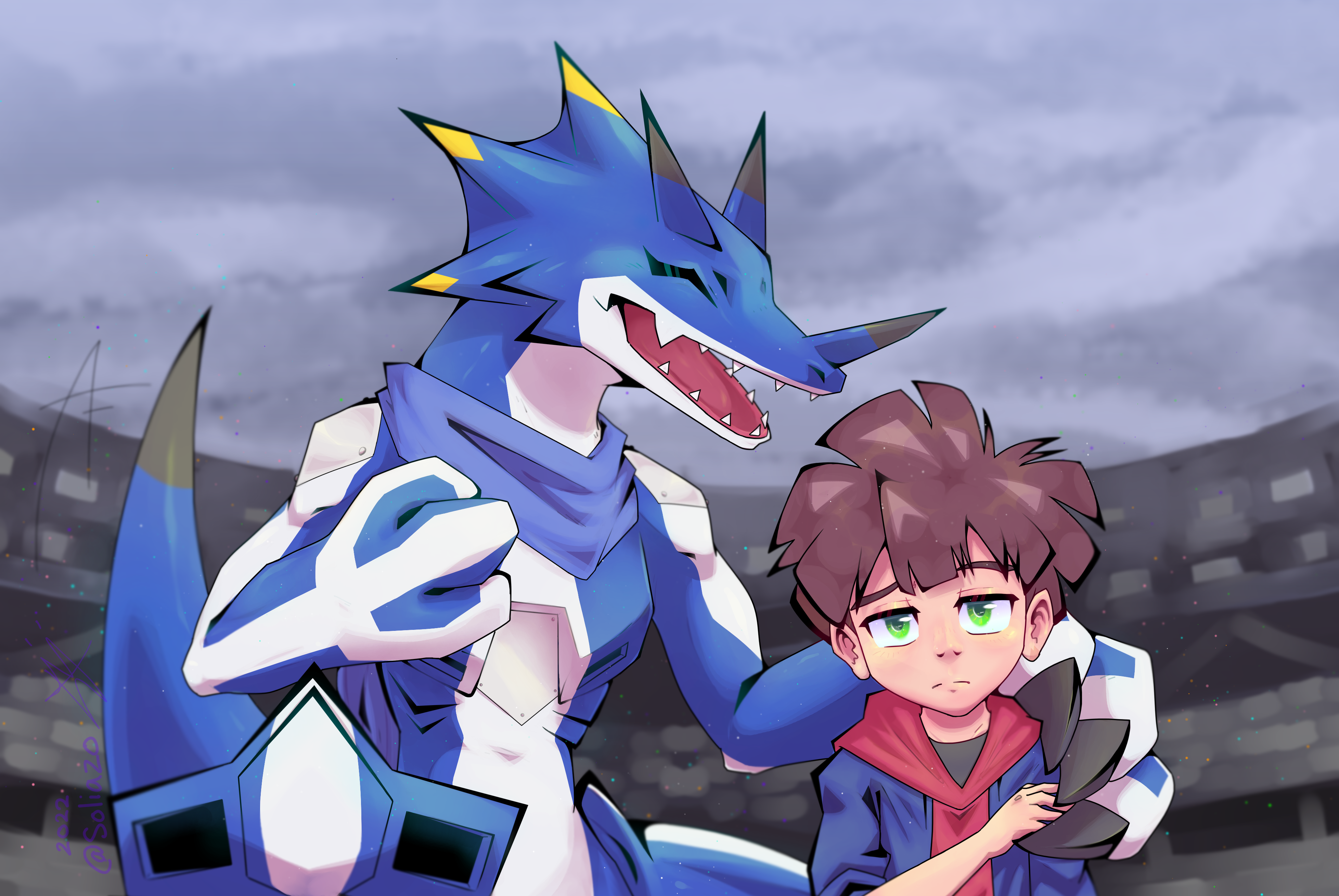 (2022) Digimon Ghost Game Redraw by @Soliazo – Sheezy.Art