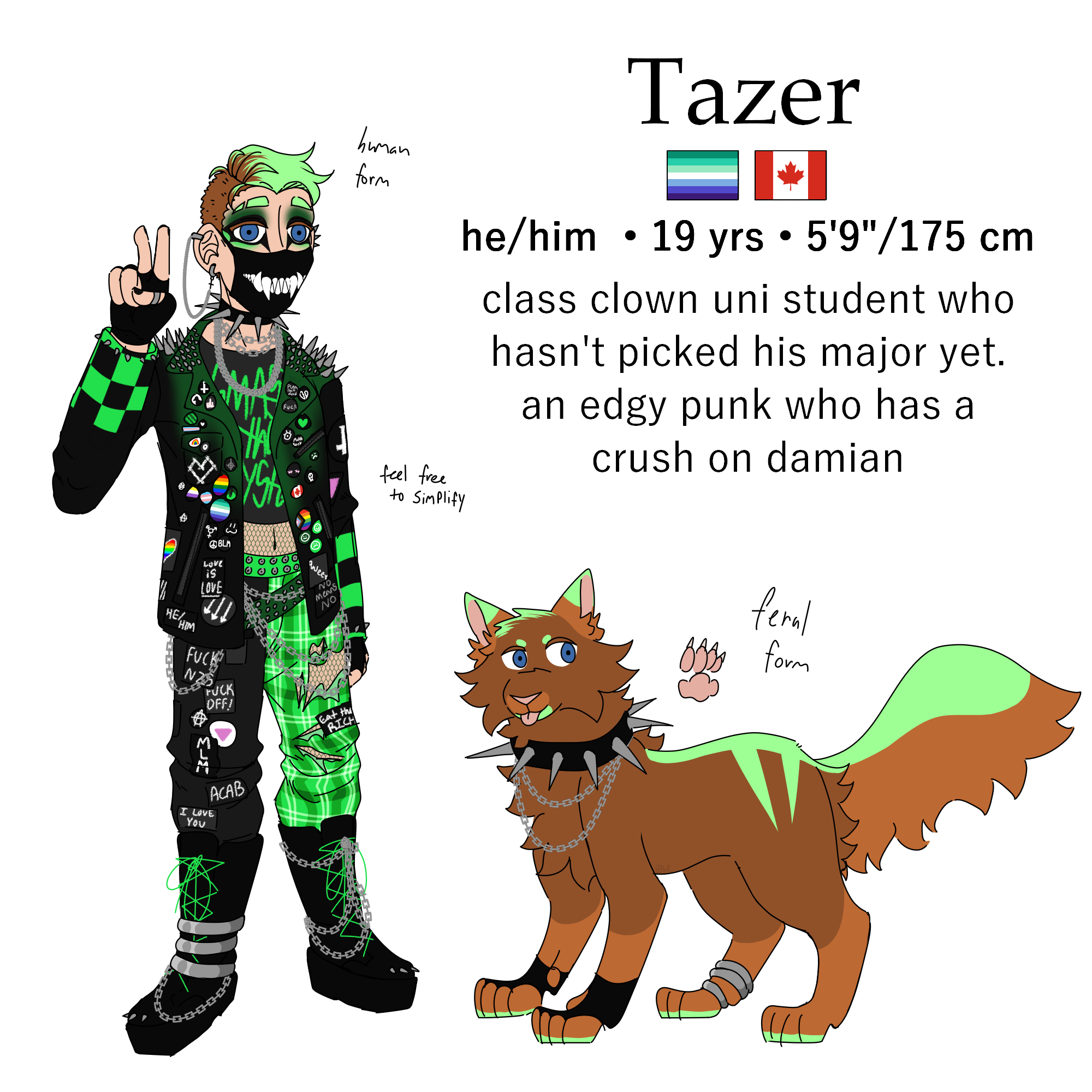 Tazer Ref 2024 | [OC Art] by @Window – Sheezy.Art