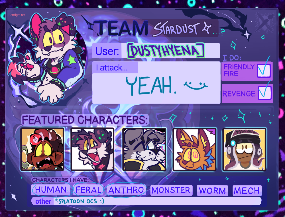 team stardust card by @dustyhyena – Sheezy.Art