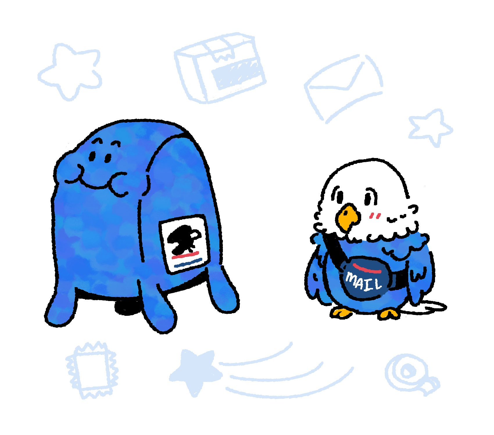 USPS Mascot Fanart by @kadiumz – Sheezy.Art
