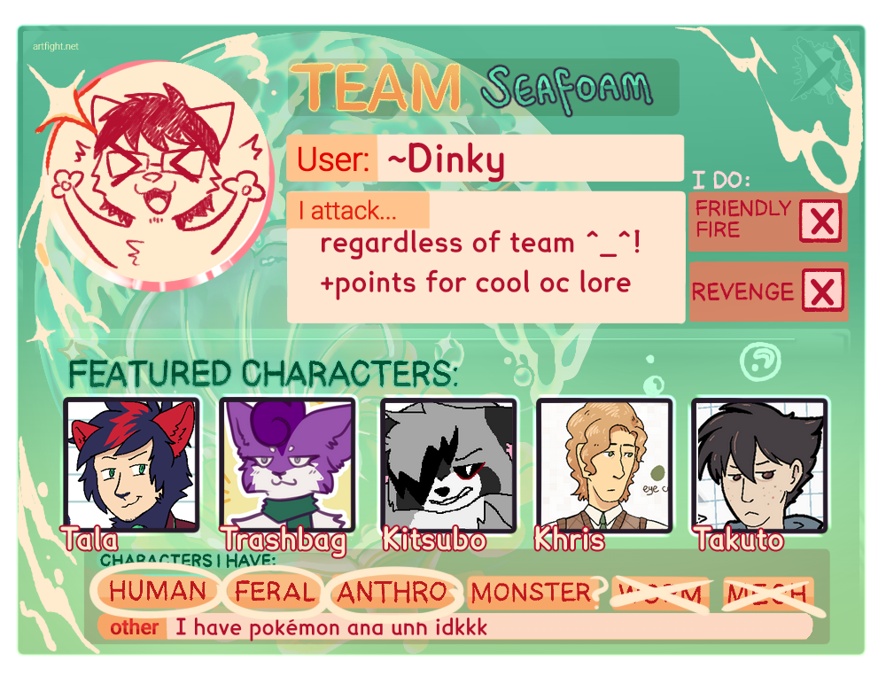 Artfight card ! by @dinky – Sheezy.Art