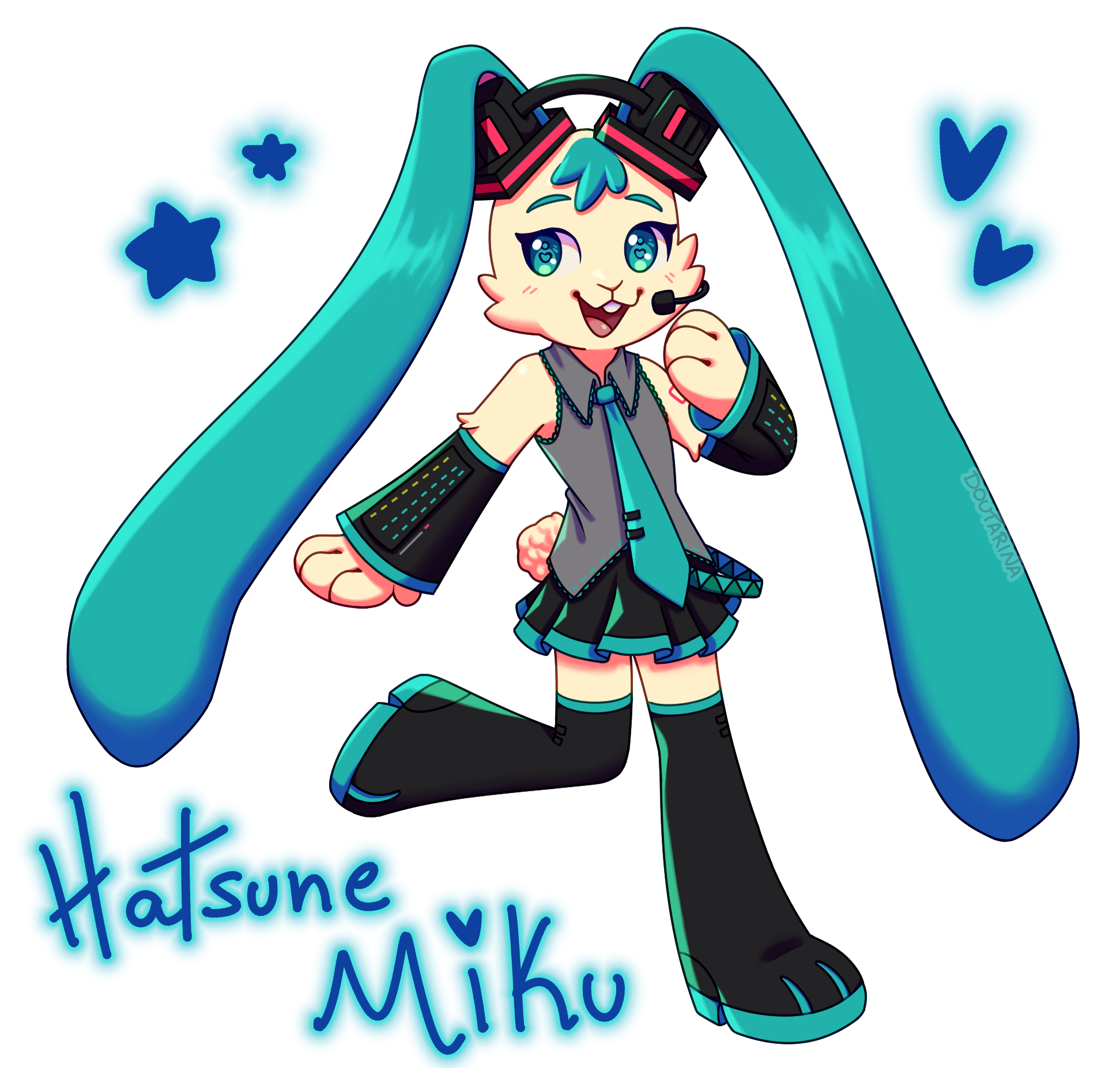Furry Miku by @Doutarina – Sheezy.Art
