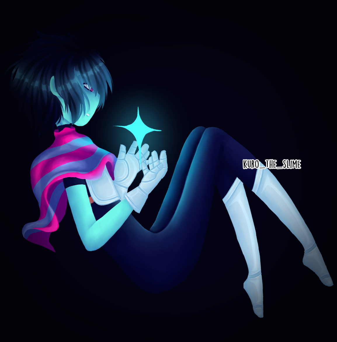 Deltarune Kris [2018] by @kuro_the_slime – Sheezy.Art