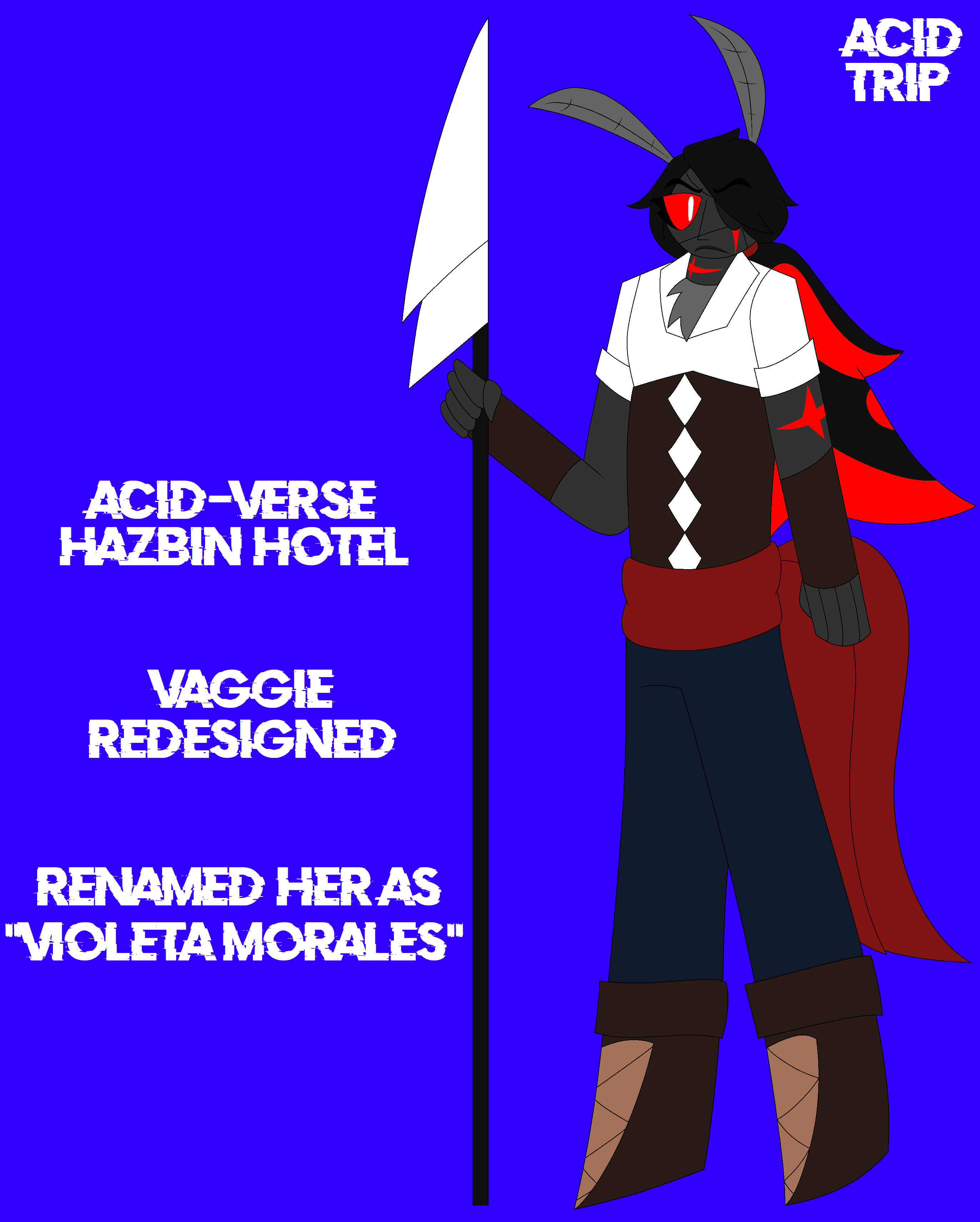 HAZBIN HOTEL CHARACTERS REDESIGN - VAGGIE by @AC1D-TR1P – Sheezy.Art