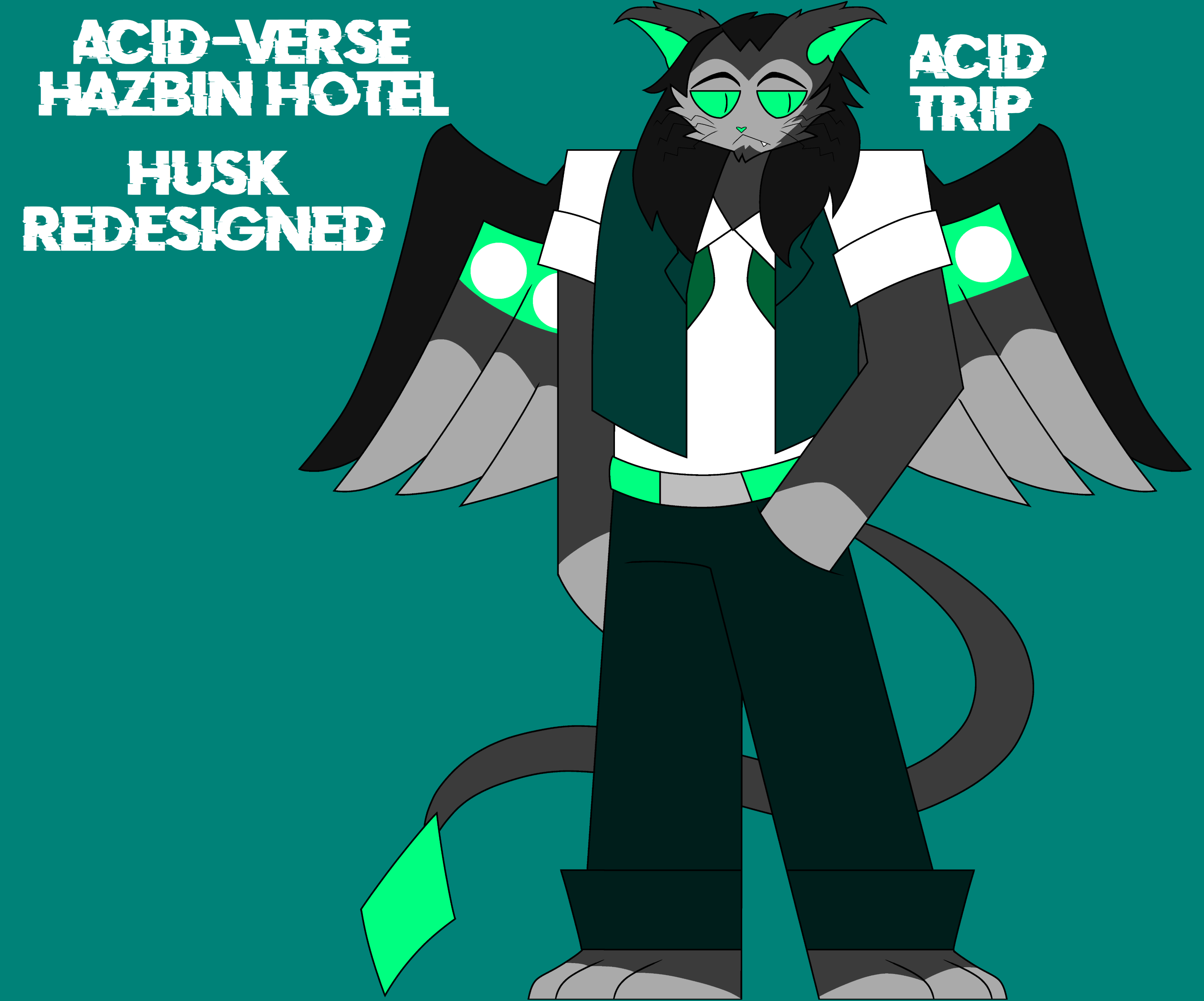 HAZBIN HOTEL CHARACTERS REDESIGN - HUSK by @AC1D-TR1P – Sheezy.Art